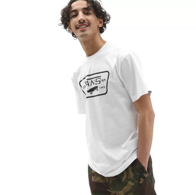 Camiseta Vans Full Patch White