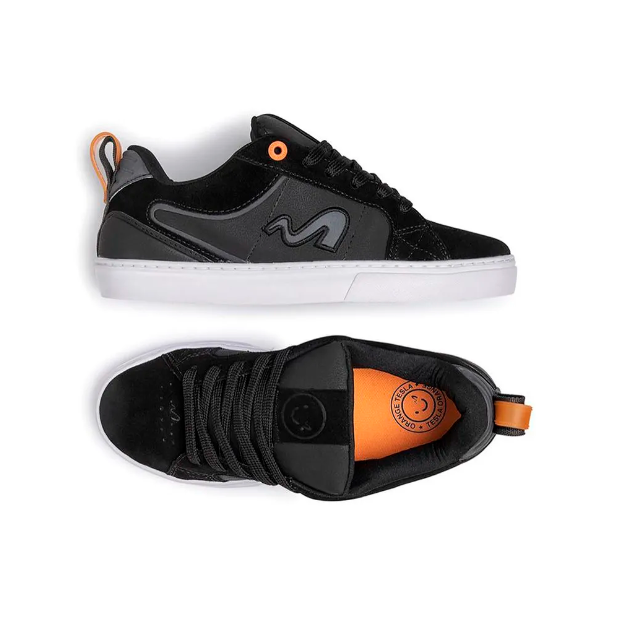 Tênis Tesla x Orange Herts Black Orange